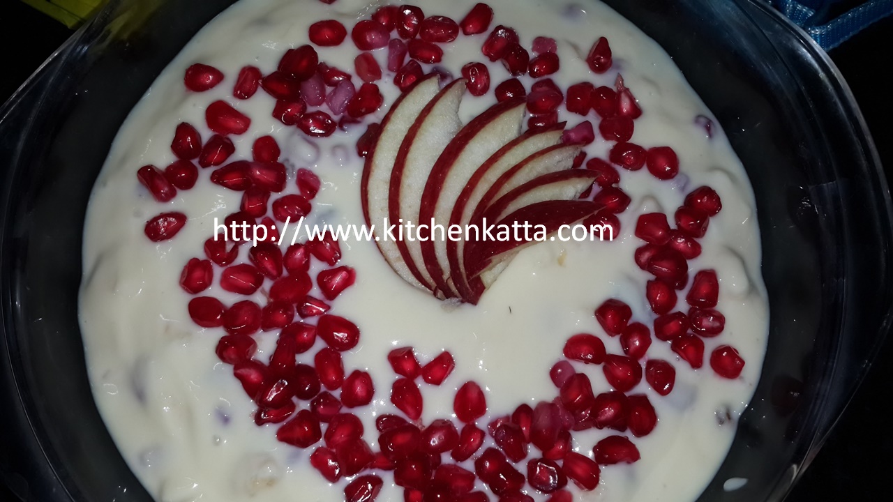 Fruit Shrikhand - Super quick sweet