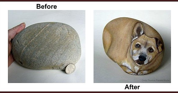 Painting Rock & Stone Animals, Nativity Sets & More: Before & After ...
