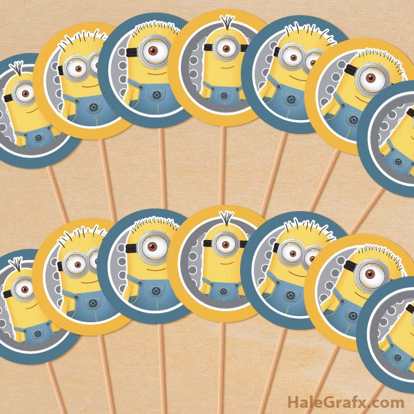 Kit de Minions para Imprimir Gratis. También con Anti Minions. - Ideas ...