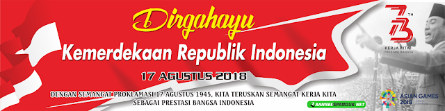 Spanduk Dirgahayu HUT RI ke 73 cdr Terbaru 2018 - Bannerspanduk