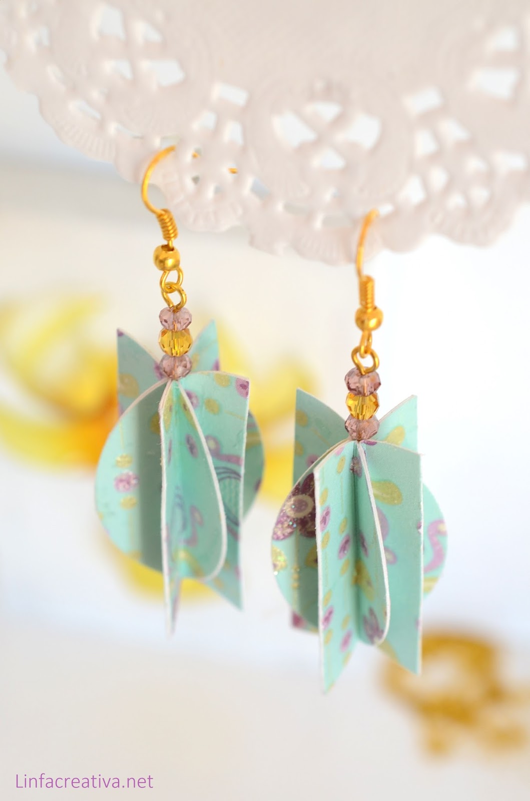 Linfa Creativa: Paper Jewels #5: earrings