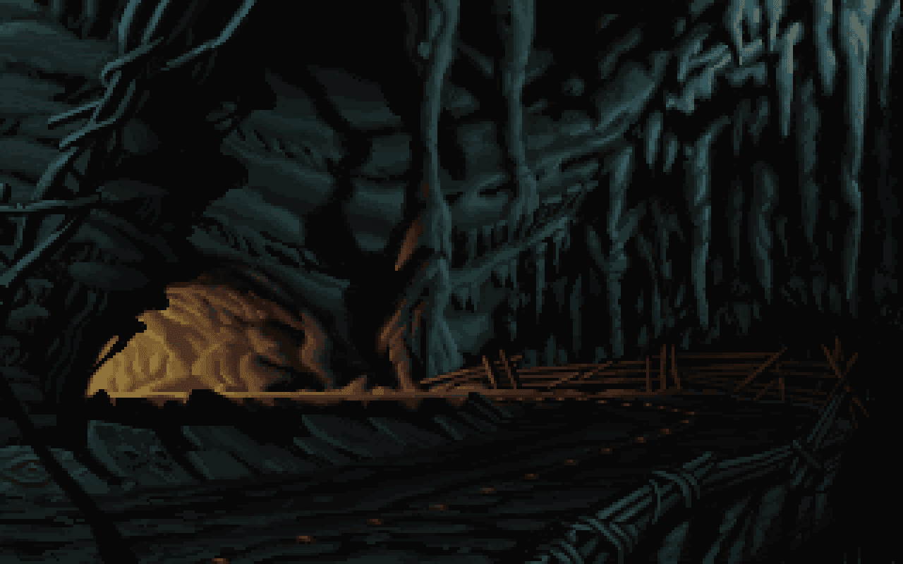 304: Low camera angles in adventure game scenery