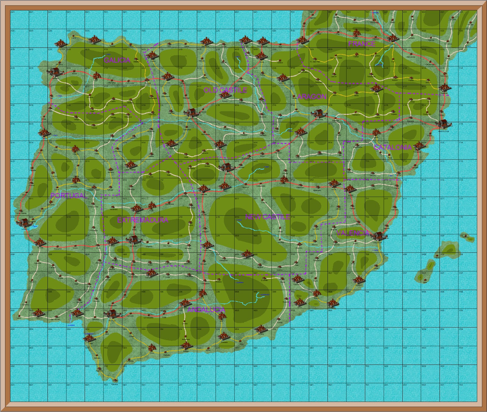 napoleonic wargaming: New Campaign Map