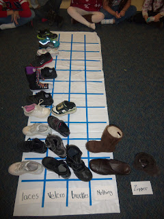 Mrs. Wood's Kindergarten Class: Graphing Shoes/Cubes!