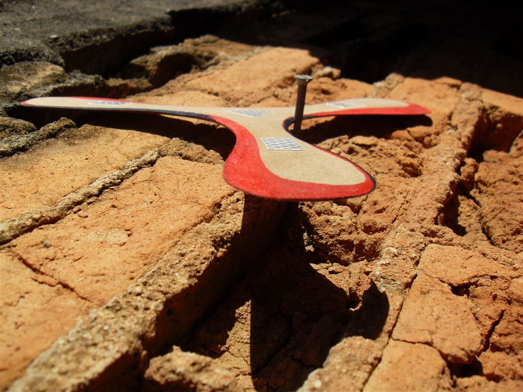 Bumerangue, reciclagem de bumerangues e oficina de bumerangues de ...