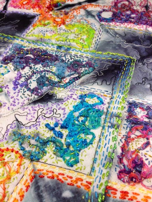 Blue Moon River: Slow stitching