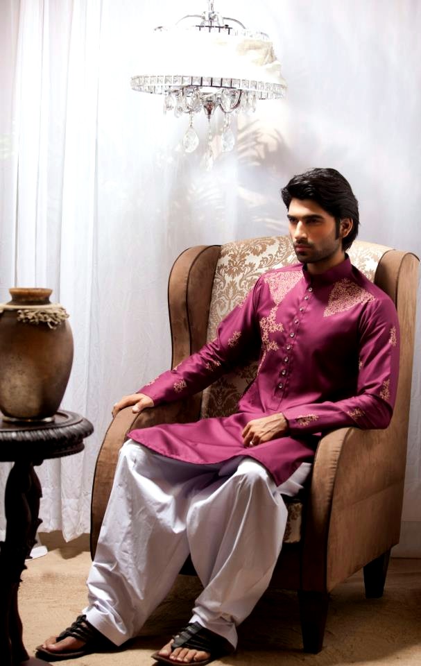Menswear Kurta Collection 2013 By Emraan Rajput - Style Hunt World