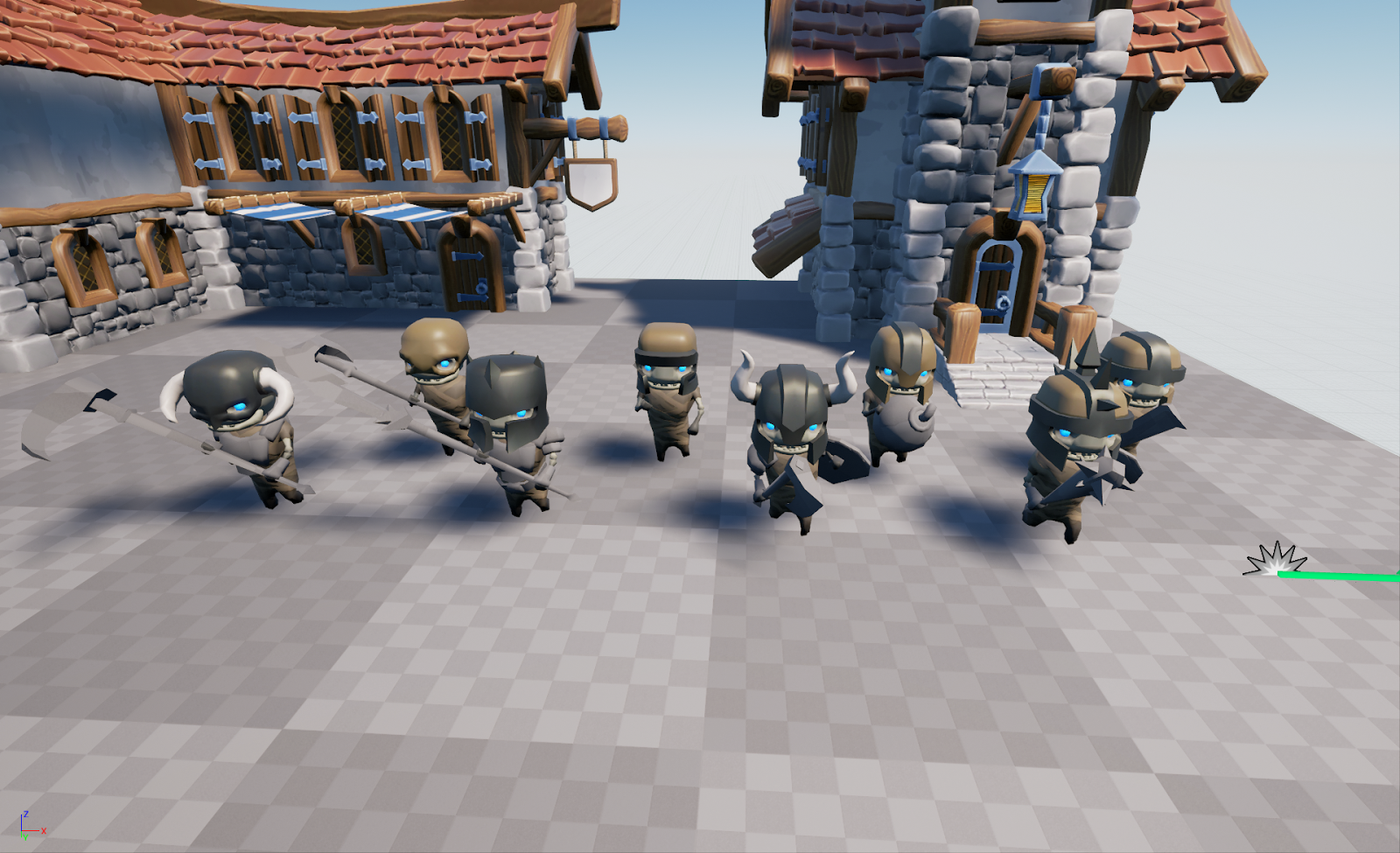 Game Dev Blog: Helmets, Armor, Weapons, Shields Skeleton Enemy Type