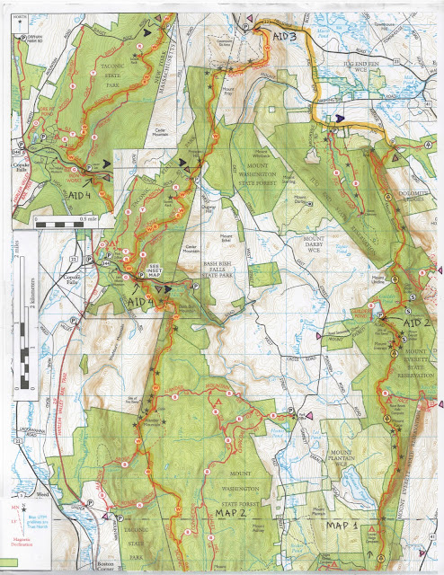 Taconic Trails Challenge: Map