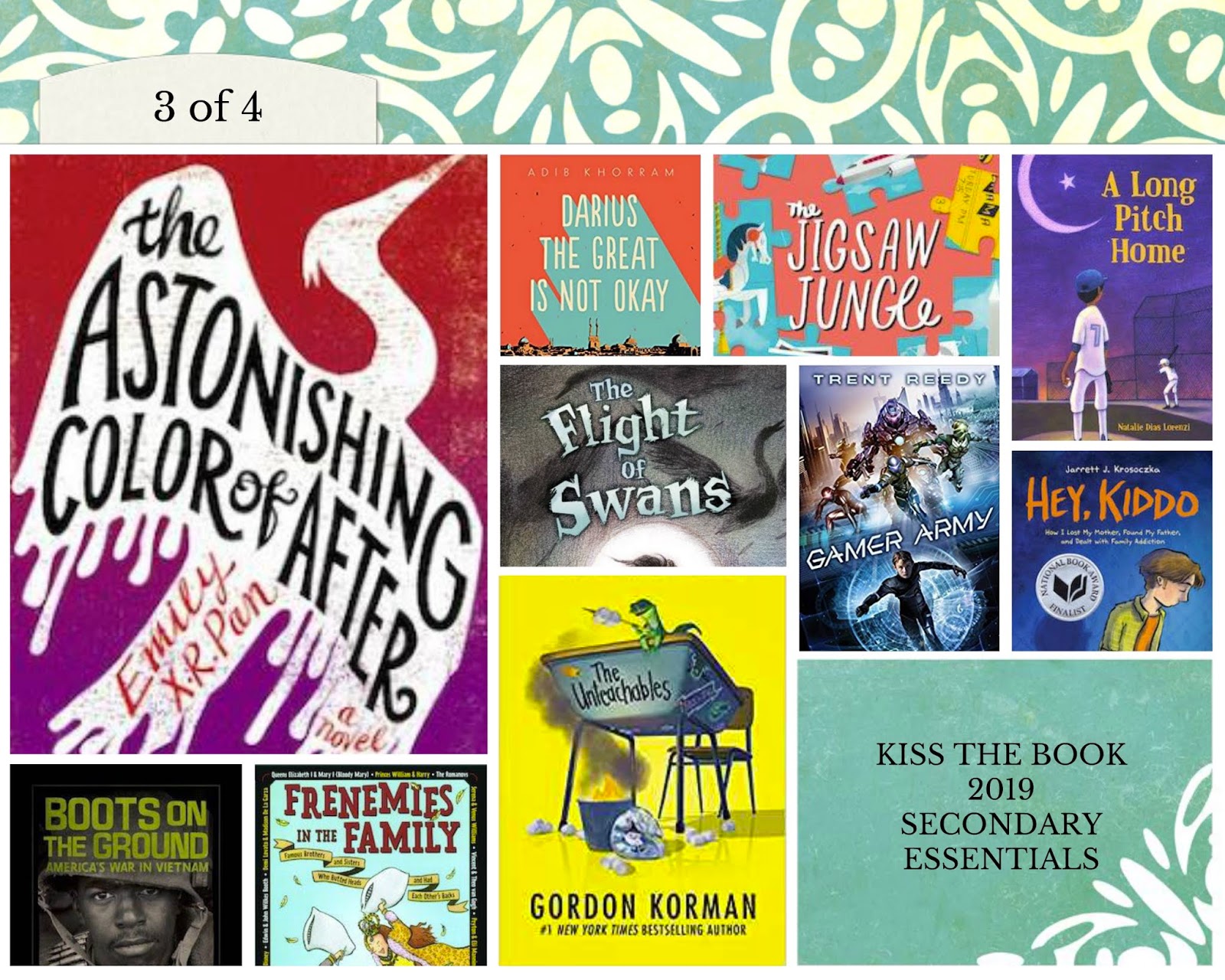 KISS THE BOOK: TOP 50 SECONDARY BOOKS 2019