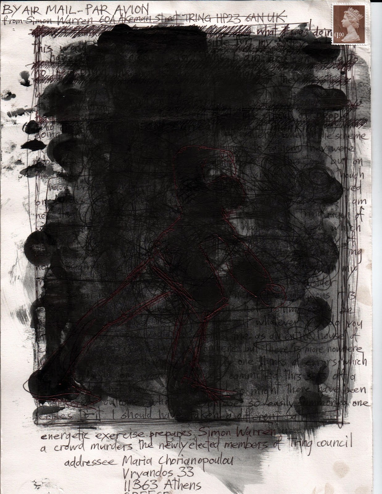 resist mail art festival: 15 - SIMON WARREN (UNITED KINGDOM)