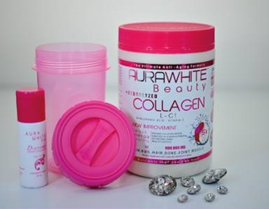 AURA WHITE PURE L-GLUTATHIONE COLLAGEN 900,000MG | Eryna Beauty Shop