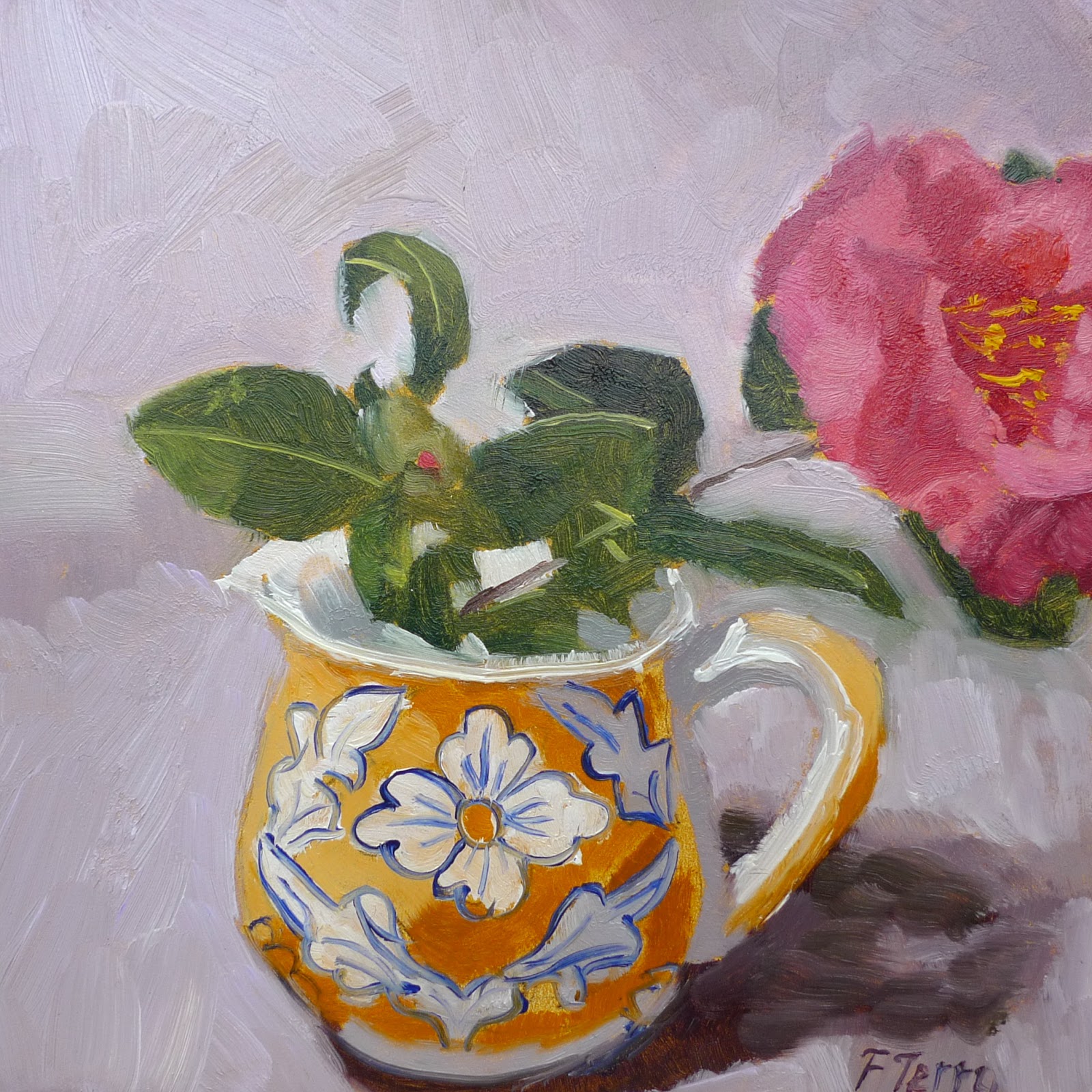 Fay Terry's Daily Paintings: Camellia