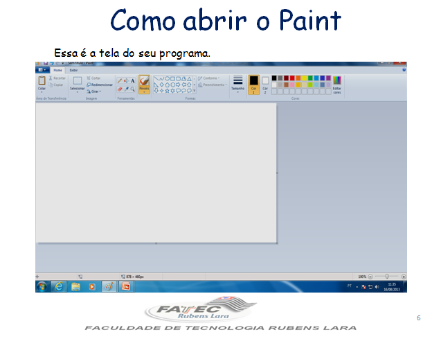 Dicas de Informática Básica: Como iniciar o software Paint