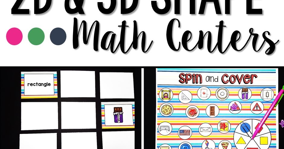 2D and 3D Shape Centers | Sara J Creations
