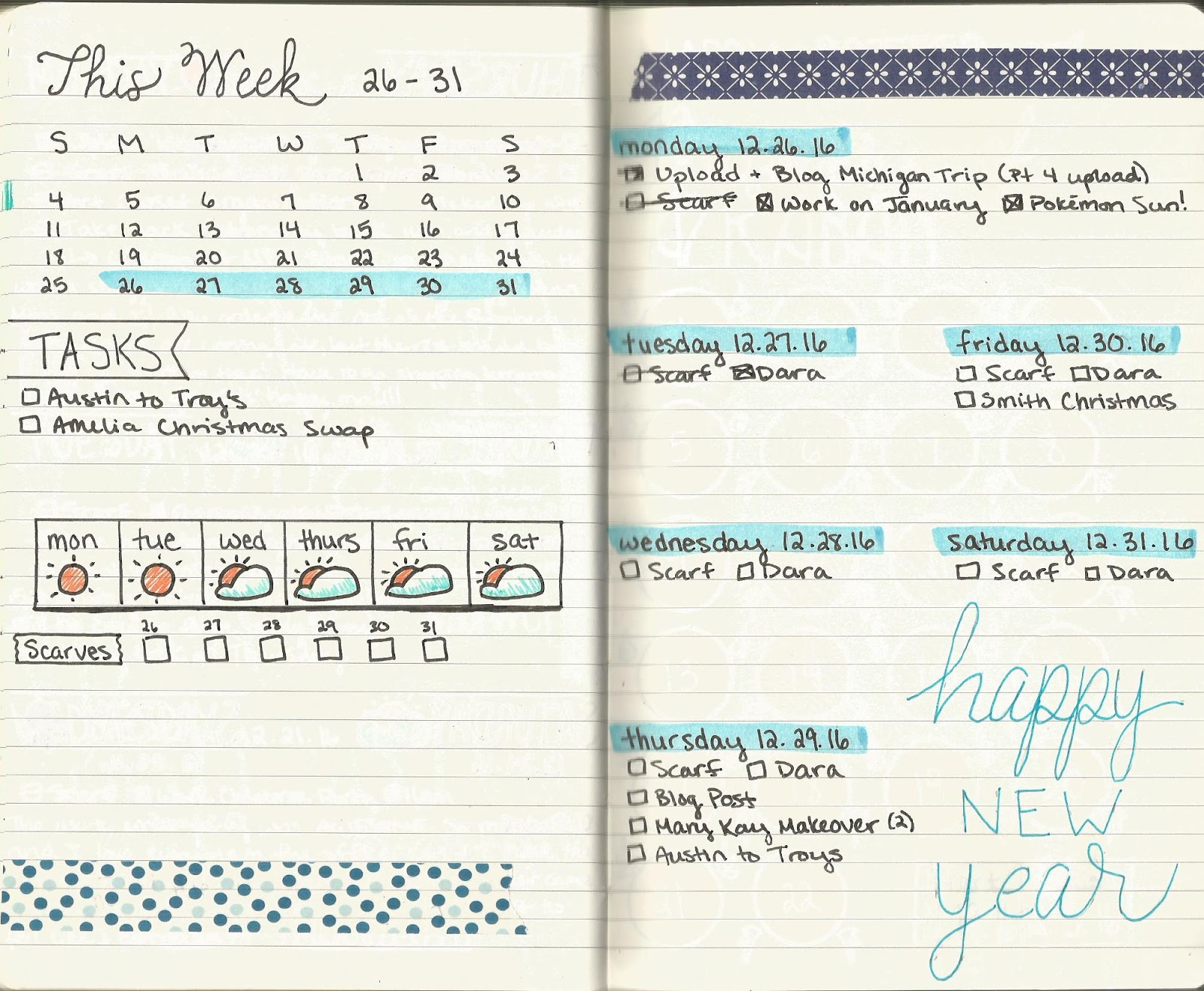 Painting My Blank Canvas: My First Bullet Journal! | COMPLETED