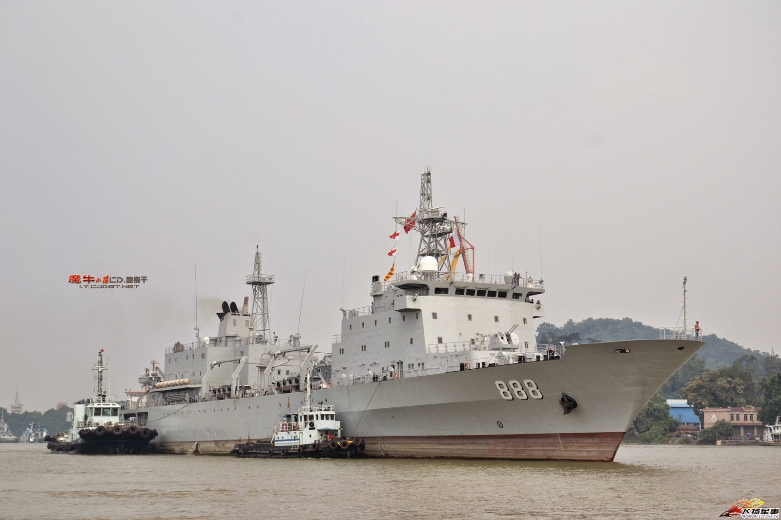 China Defense Blog: Replenishment ship 888 transferred back to the Navy.