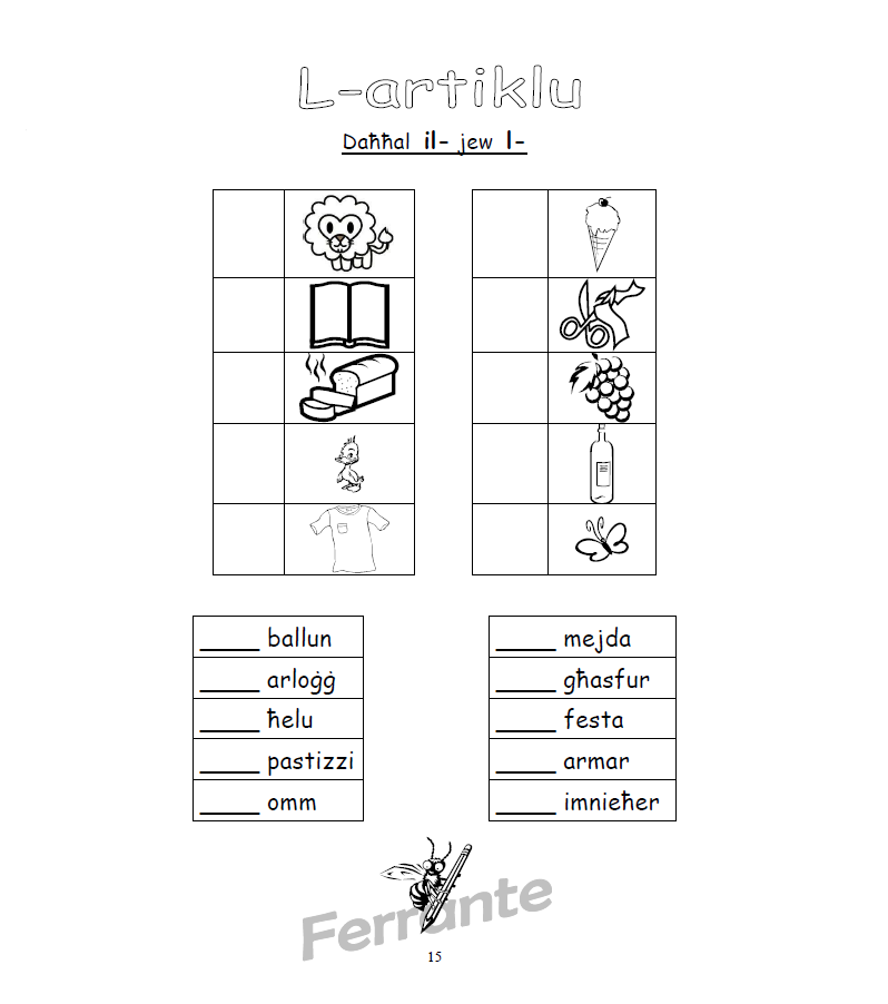 Il-Malti għat-Tfal: Il-Vokali - Xogħol ta’ Mrs Antonella Ferrante