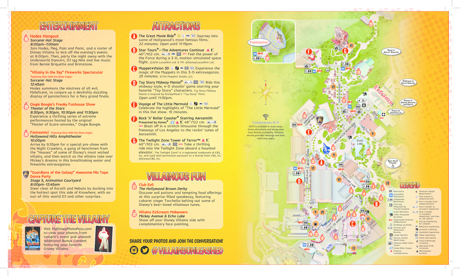 Hooray for Hollywood!: Full Map & Guide for Villains Unleashed Event