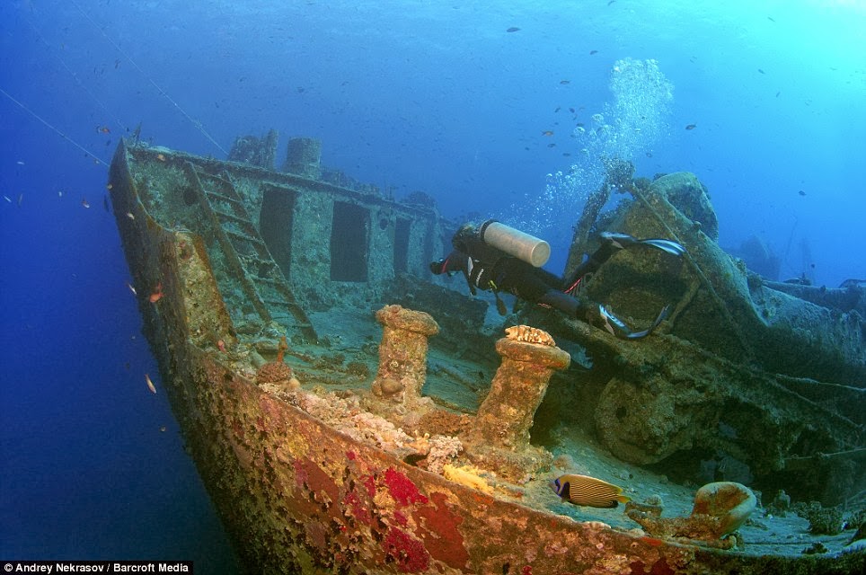 Ξωτικό: Εκπληκτικές φωτογραφίες απο το ναυάγιο του SS Thistlegorm!