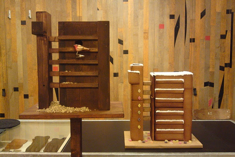 Styling and Salvage: Trellick Tower gingerbread house & bird table ...