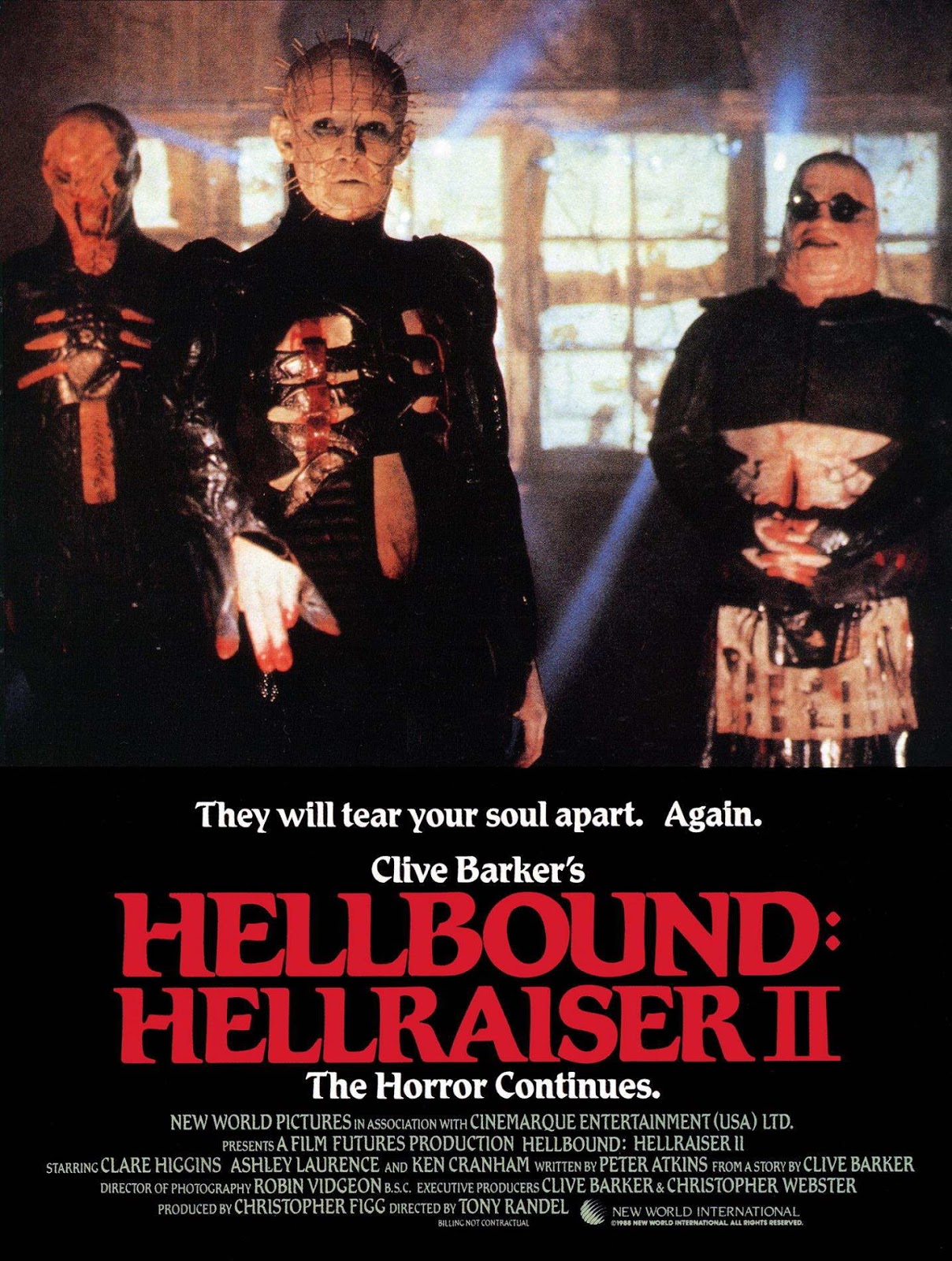 BLOOD WORK: HALLOWEEN HORROR DAYS ~ DAY 28: HELLBOUND: HELLRAISER II (1988)