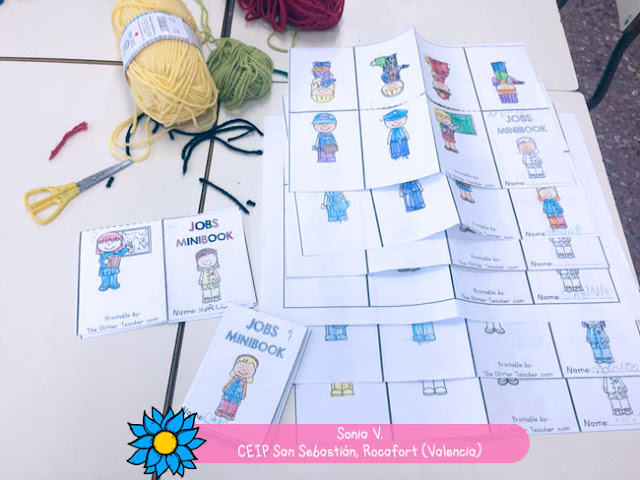 Minibook de los oficios y profesiones [NEW ED] - The Glitter Teacher