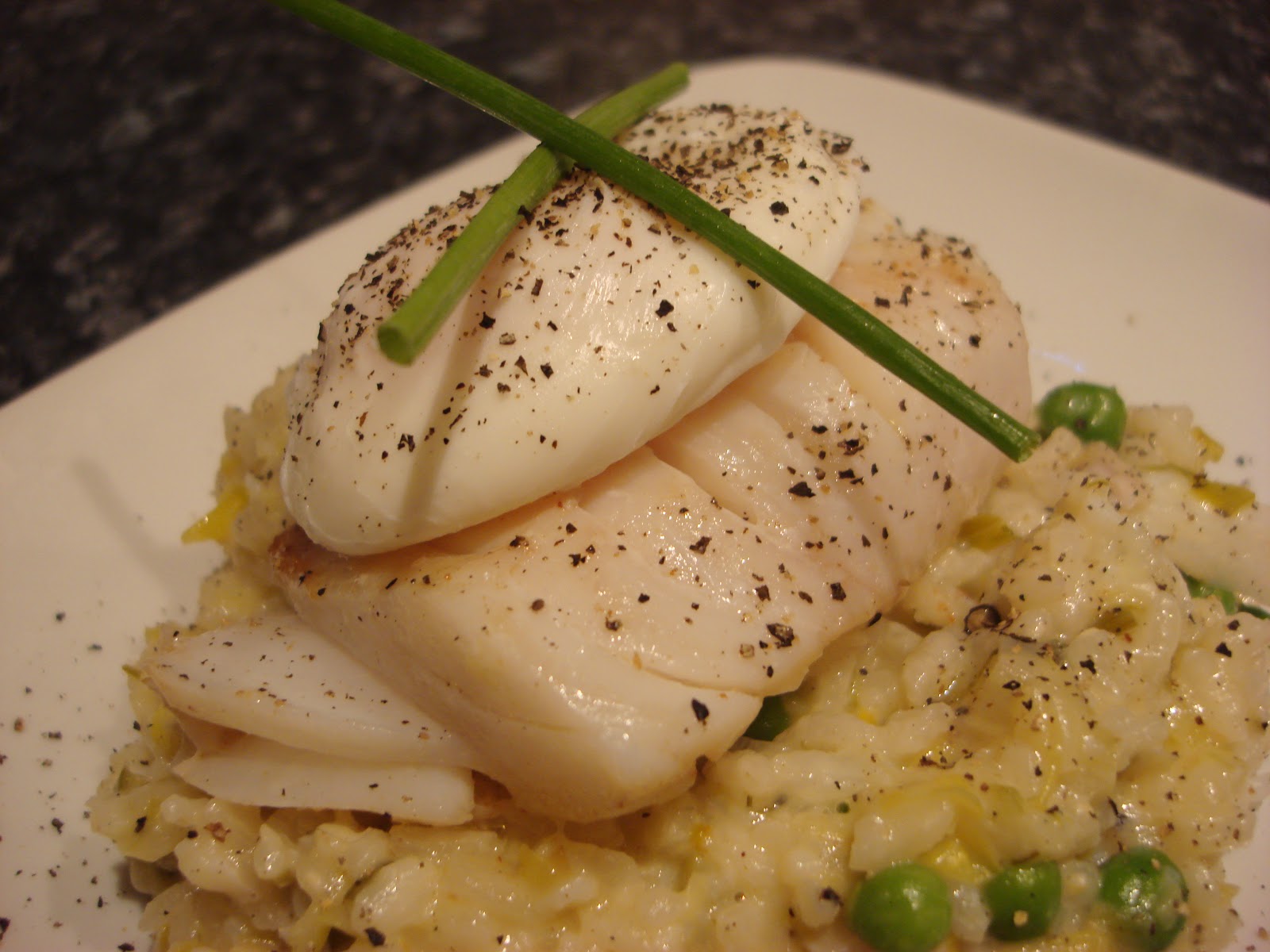 annika's apron : Smoked Cod and leek risotto
