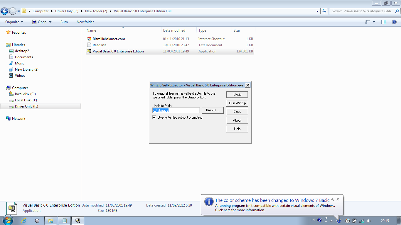 Cara Install VB6 di windows 7 - Tutorial & Programming
