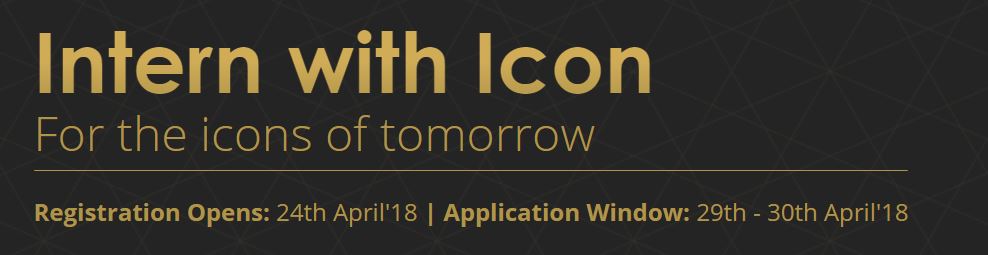 Sabkojobmilega : INTERN WITH ICON | AMAZING INTERNSHIP OPPORTUNITY ...