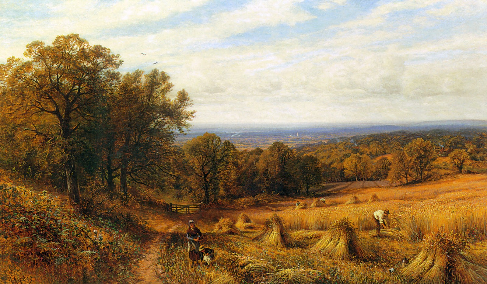 fall/autumn paintings from the 1800s | FALL PAINTINGS of the week