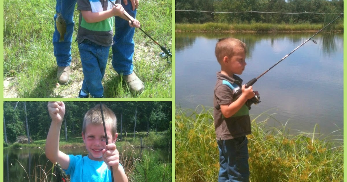 Wordless Wednesday - Fishing With Grandma & Grandpa