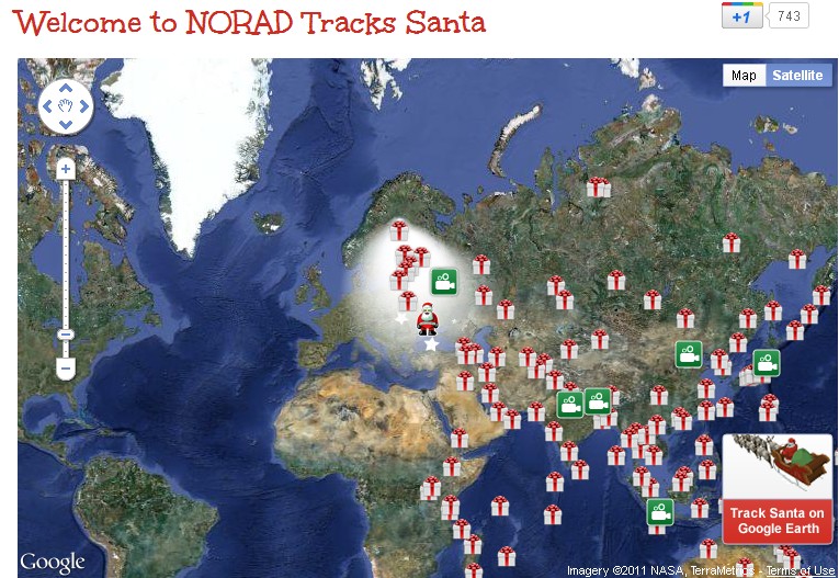 UNIQUE UNUSUAL OR INTERESTING: NORAD TRACKS SANTA - FIND OUT WHERE ...