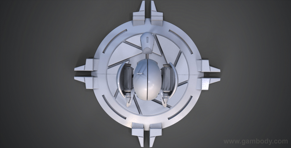 Portal 2 Sentry Turret 3D Model | Assembly | Nixon's 3D Models