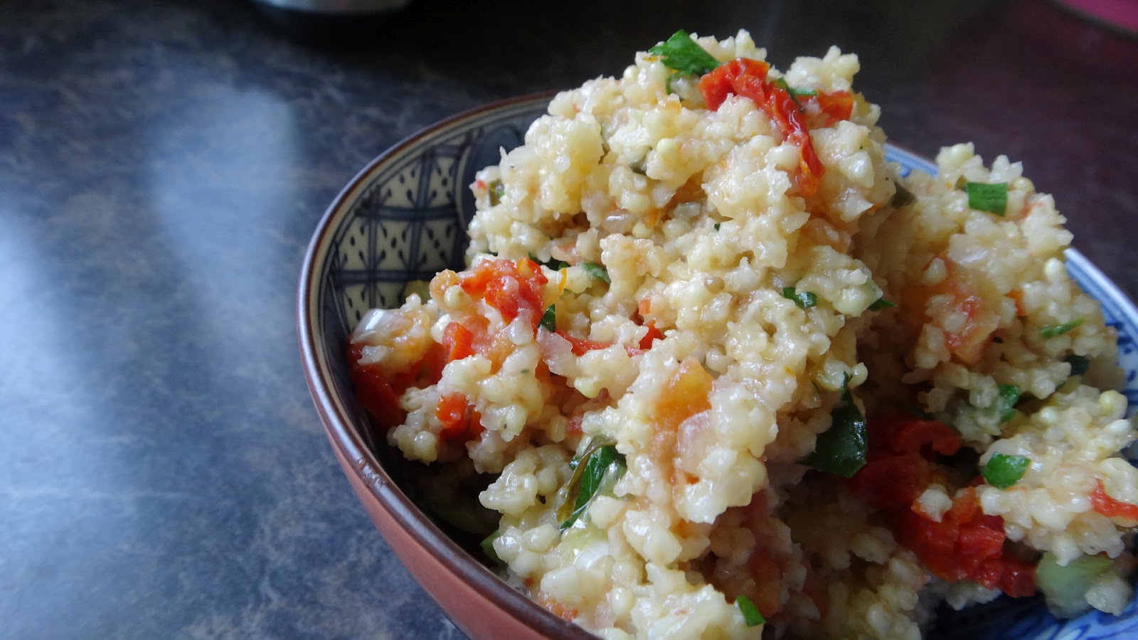 Sundried Tomato Millet Pilaf