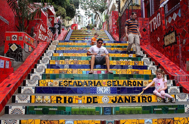 Las escaleras Selaron de Rio de Janeiro | Brasil - RUTA 33