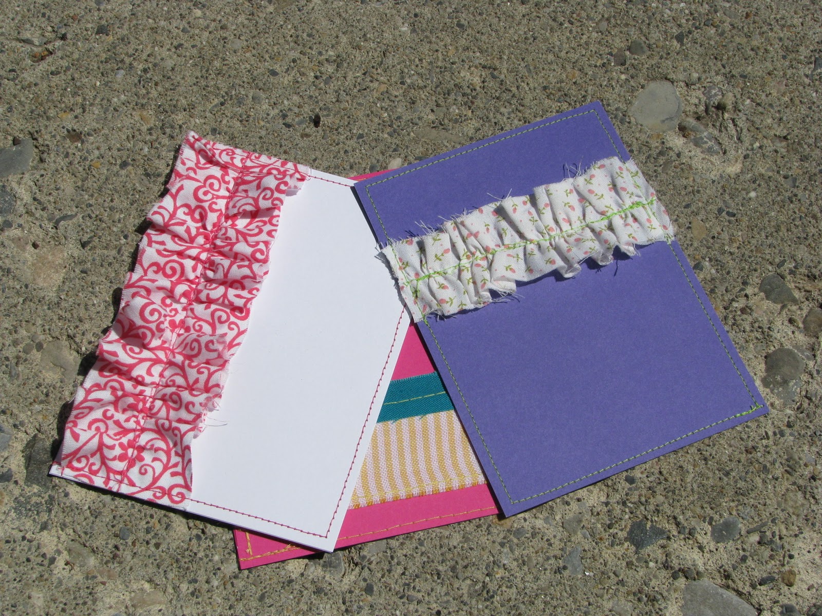 Homestitched: Ruffled Cards
