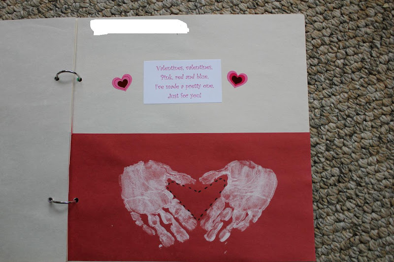 THE MUDDY PRINCESS: Kindergarten Handprint Scrapbook