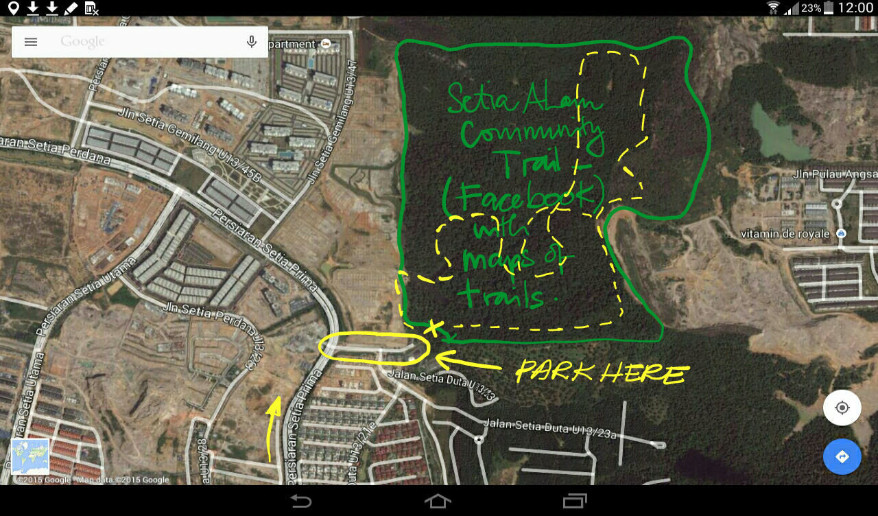 Mountain Top Ocean Deep: Setia Alam Trails