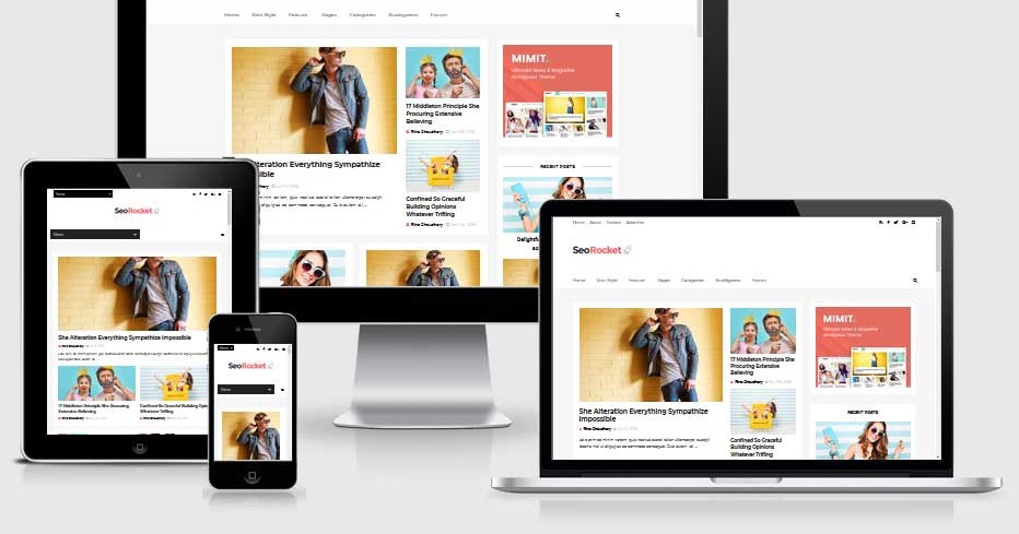 SEO Rocket Blogger Template