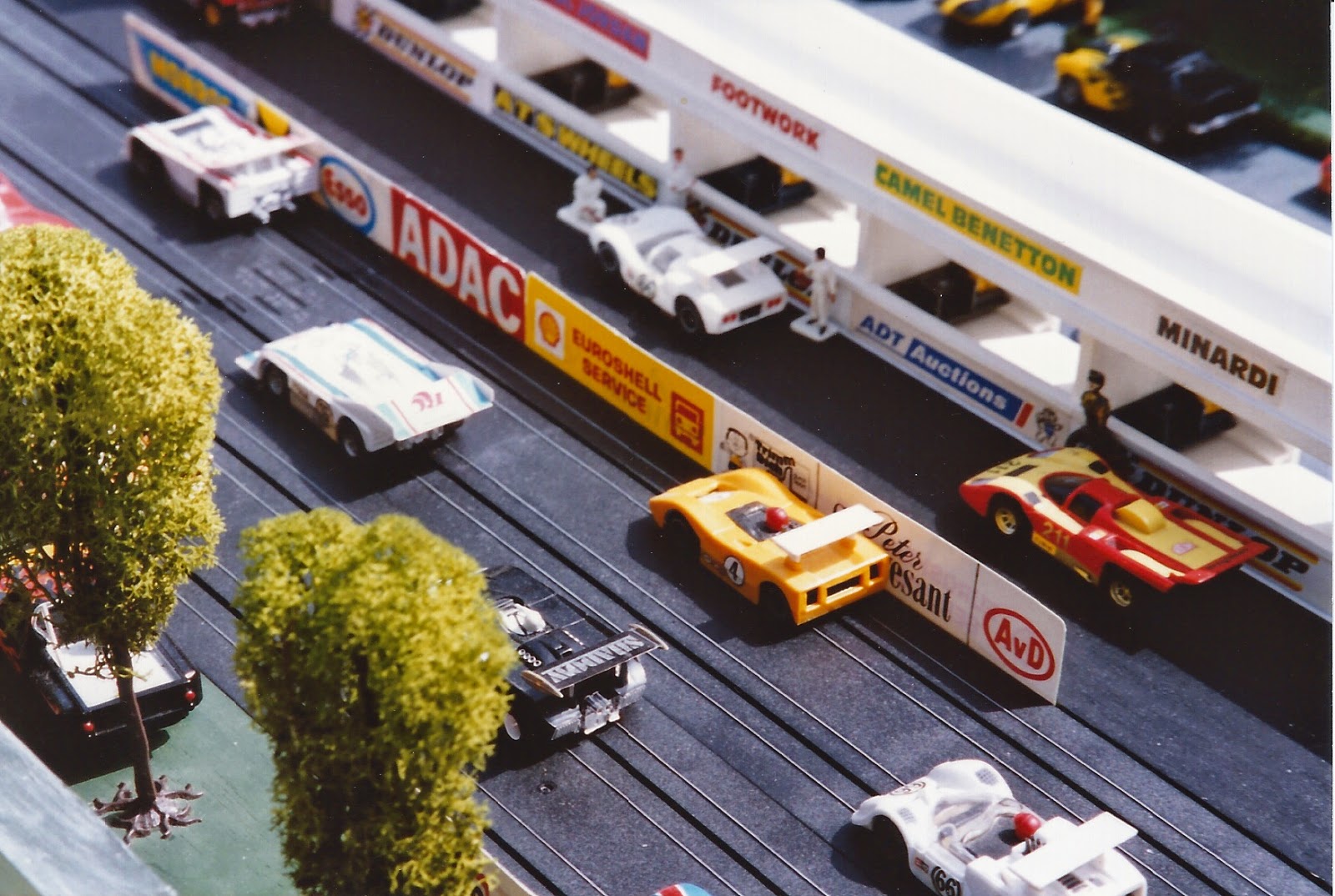 Rouen-les-AFX: Tyco HO Scale Can-Am McLaren M8 Slot Cars