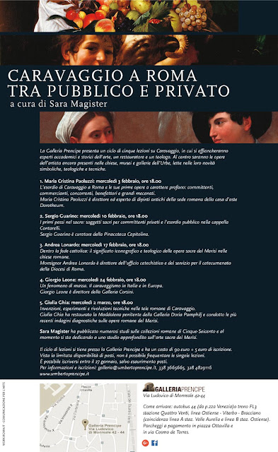 CARAVAGGIO400: "Caravaggio a Roma tra pubblico e privato", ciclo di ...