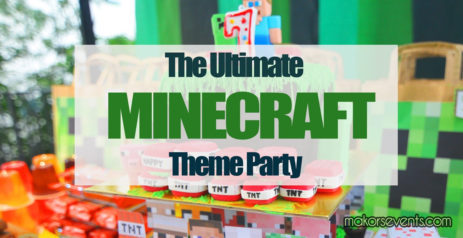 Minecraft Themed Party Ideas with Printables - Lifestyle Makers