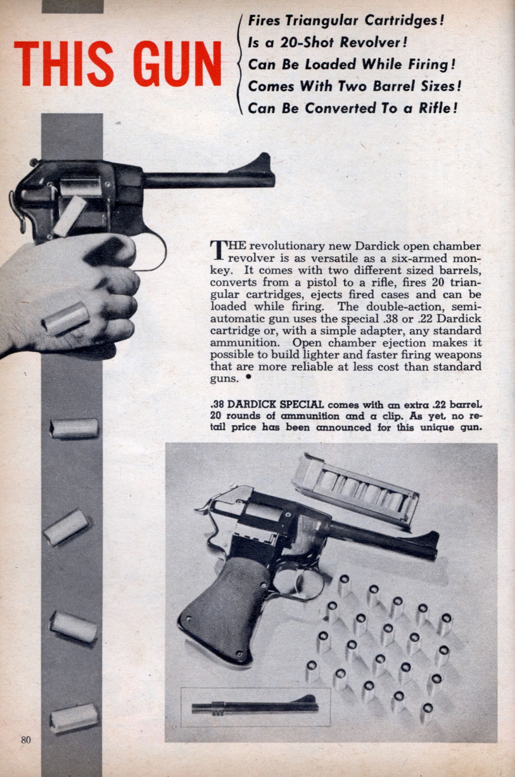 Vintage Outdoors: The Dardick Model 1500 magazine-fed revolver