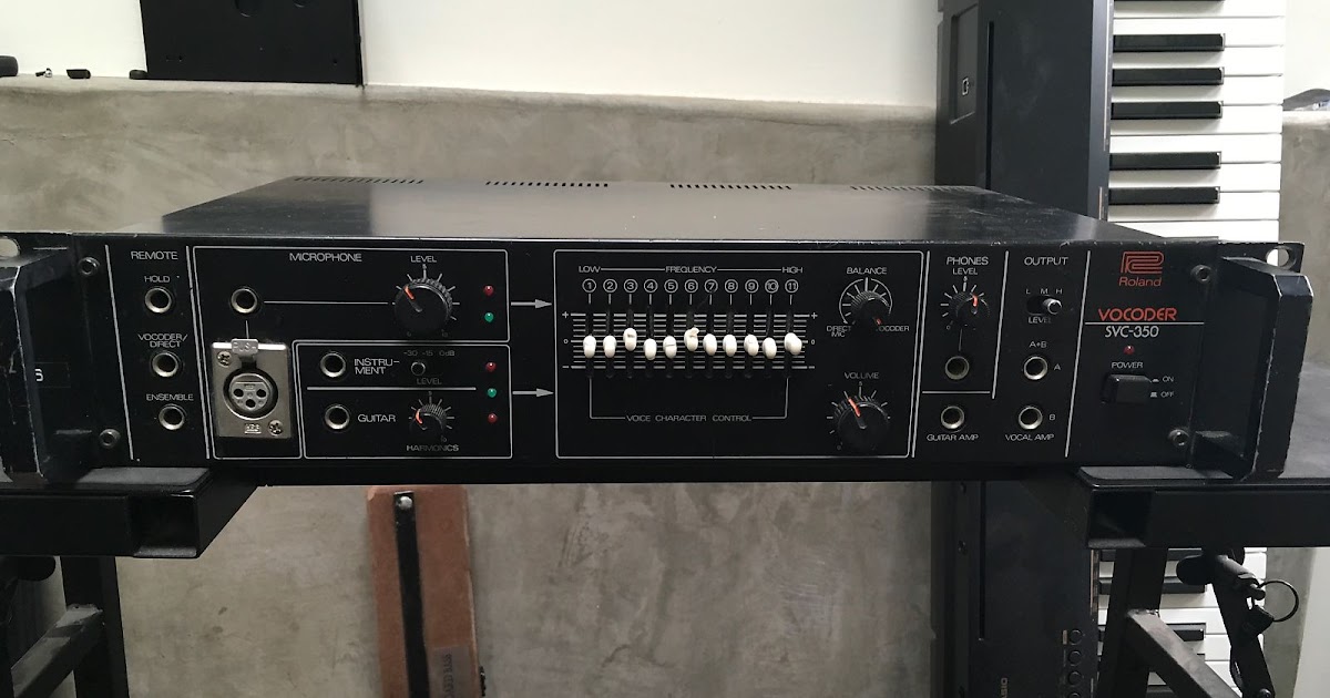 MATRIXSYNTH: Roland Vocoder SVC-350 SN 433761