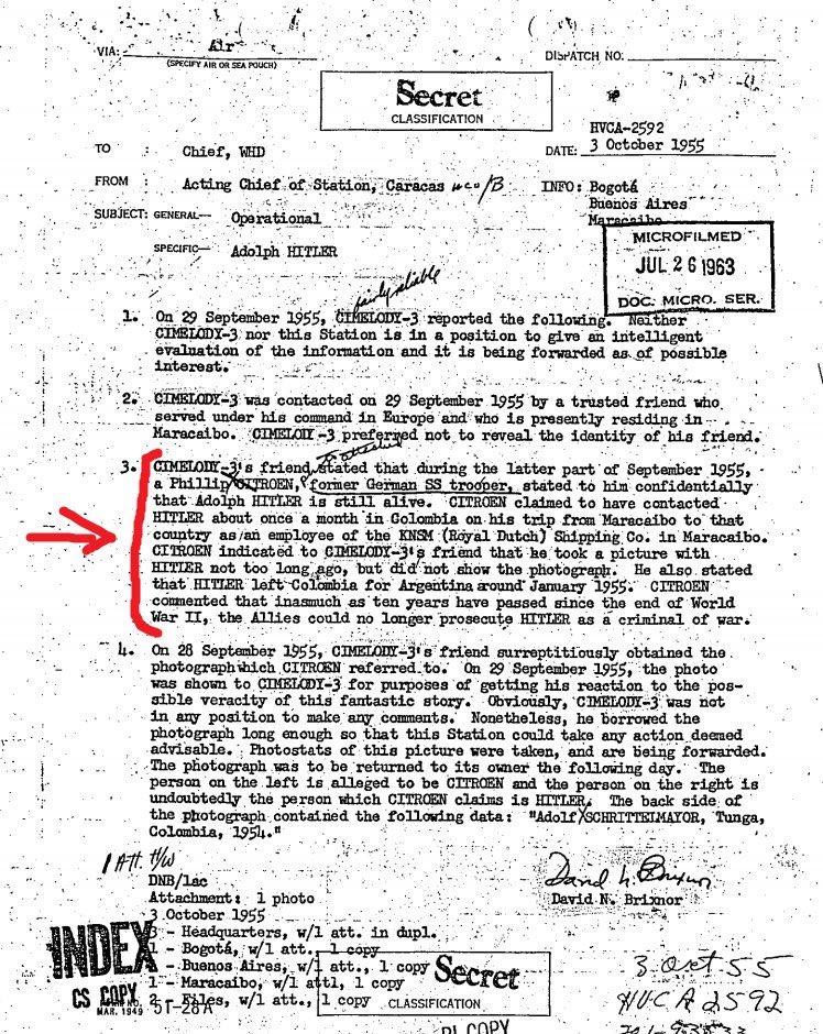 "Hitler est toujours en vie": le troublant document déclassifié de la CIA