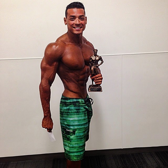Felipe Franco é vice-campeão Men's Physique do San Jose IFBB Pro 2014