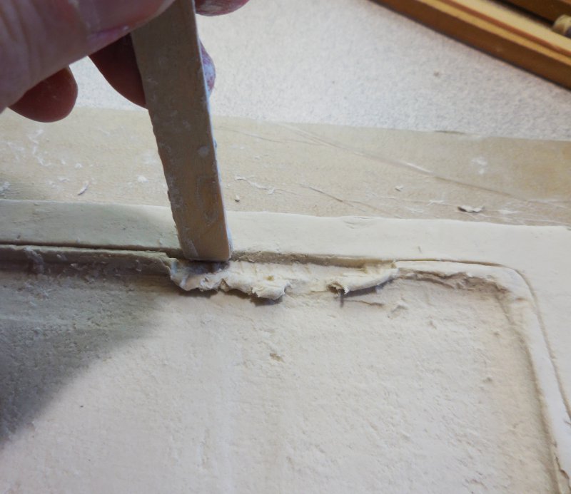 Creative Paperclay® air dry modeling material: Faux Stone Plaque