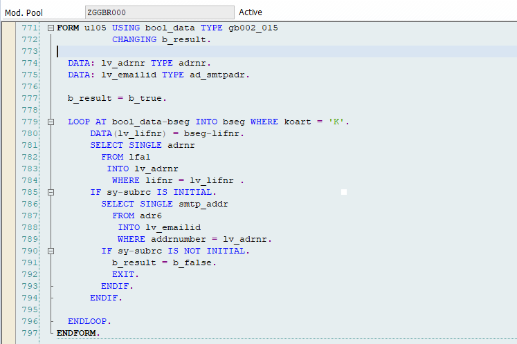 Sap Abap Central How To Trigger Custom Message In F110