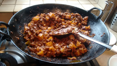 Raspberry and Chipotle: Sri Lankan Mutton Rolls